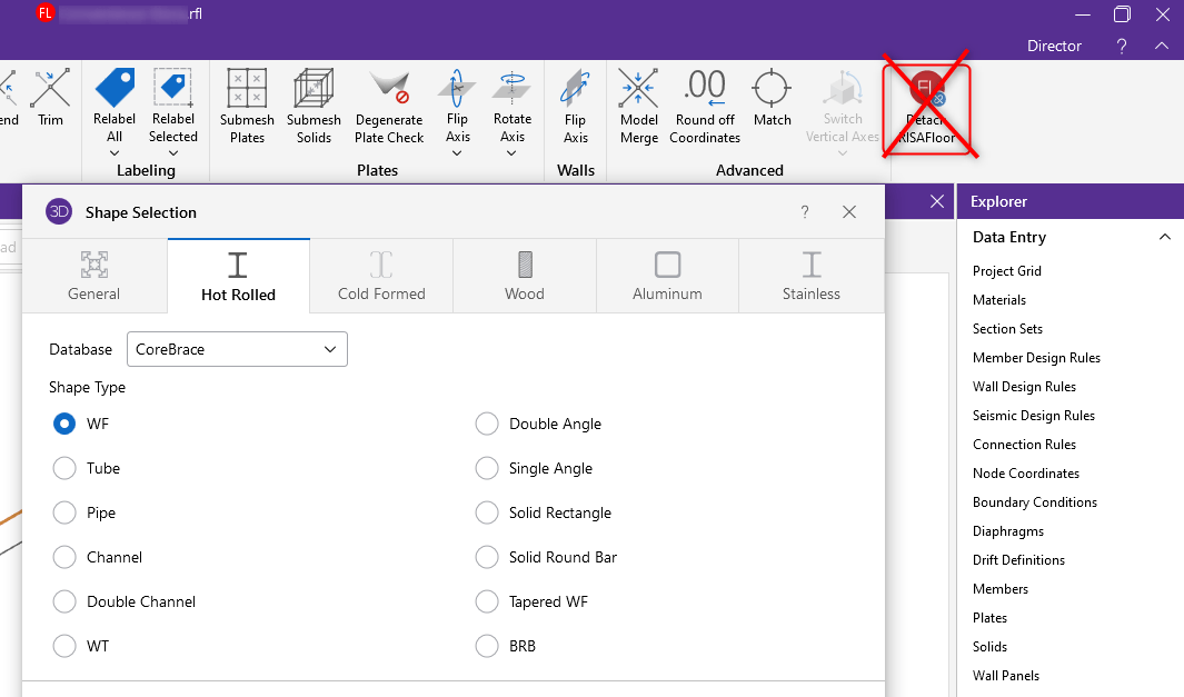 RISA | How to Model Multiple Pedestals/Loads on One Footing