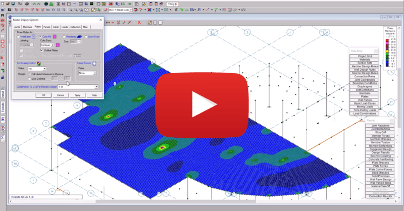 RISA | Modeling and Understanding Plate Results in RISA-3D