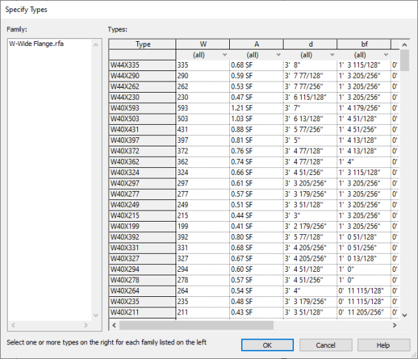 RISA | RISA-Revit Link: Adding Shapes