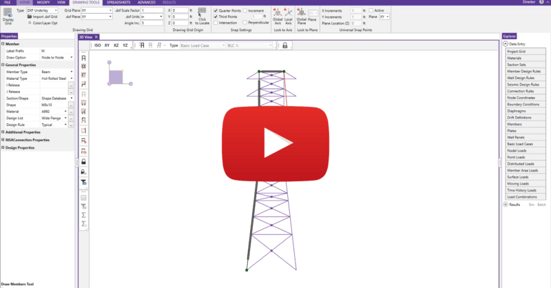 RISA | LIVE ONLINE TRAINING: Introducing the RISA-3D Quick Start…