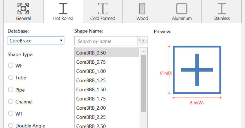 RISA | Buckling Restrained Braced (BRB) Frames in RISA-3D