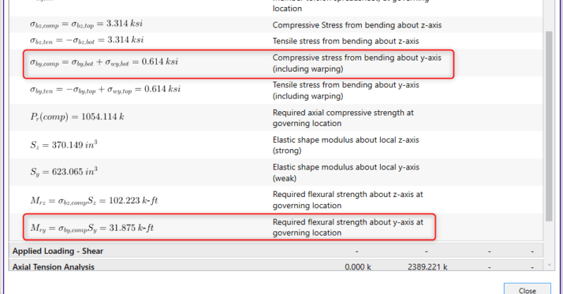 RISA | Using Analysis Offsets in RISA-3D