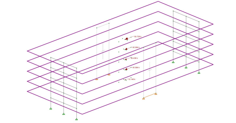 RISA | Using Transient Loads to Verify Applied Area Loads in RISA-3D