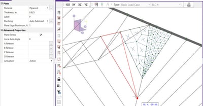 RISA | How to Model a Semi-Rigid Diaphragm
