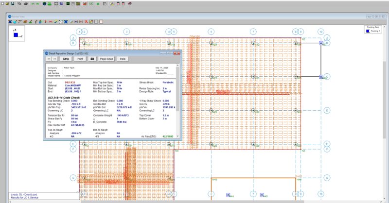 RISA | Understanding the Slab Design Cut Results