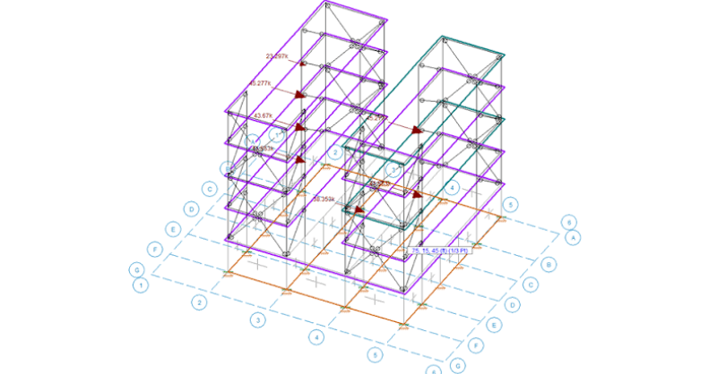 RISA | Using Projected Loads in RISA-3D