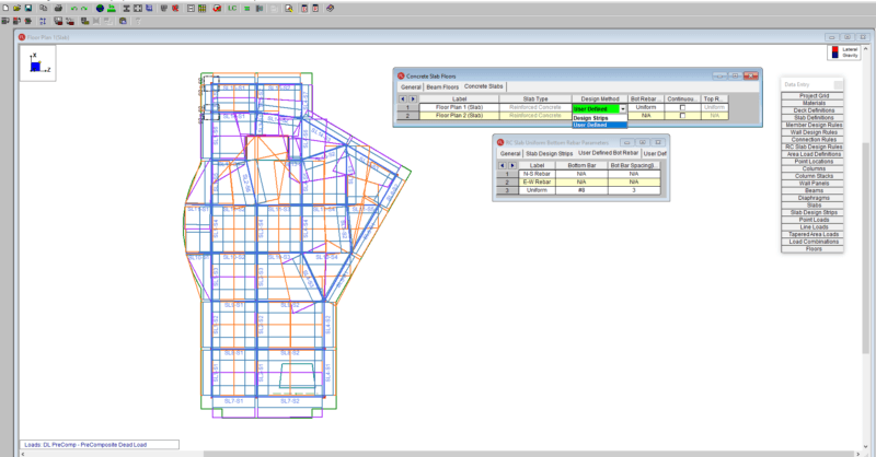 RISA | Add Single Layer of Reinforcement anywhere in Slab