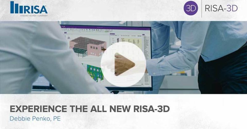 RISA | LIVE ONLINE TRAINING: Introducing the RISA-3D Quick Start…