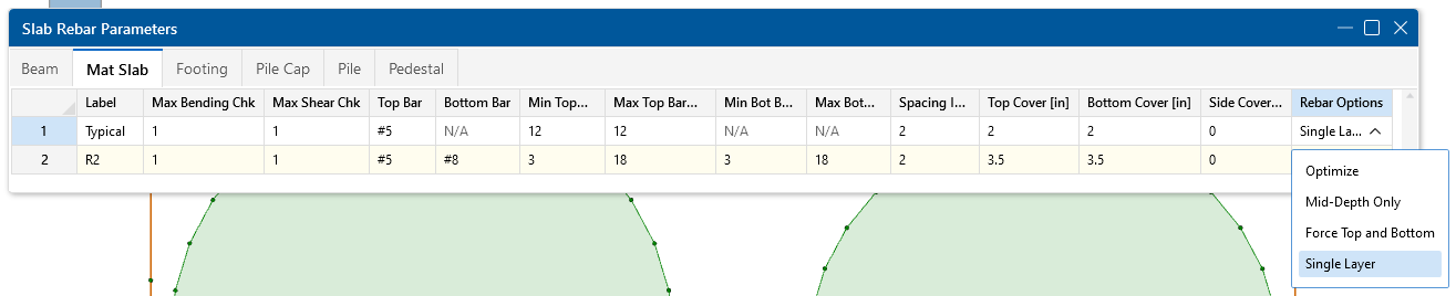 RISA | Add Single Layer of Reinforcement anywhere in Slab