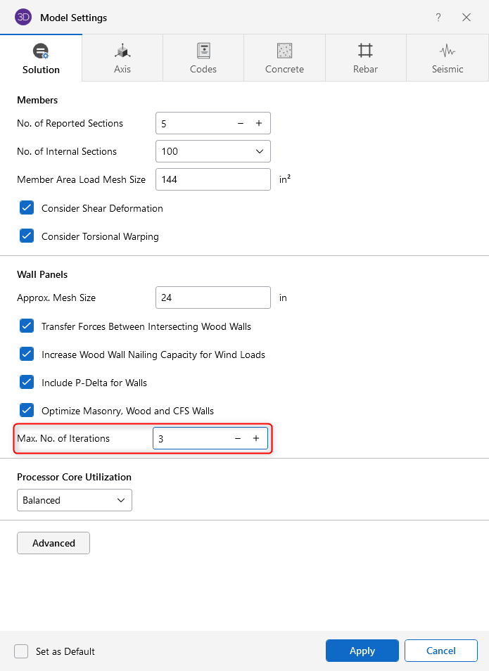 RISA | Tips for Solving a Slow Solution in RISA-3D