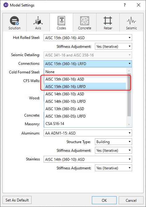 RISA | AISC 341-16 & AISC 358-16 now included in RISAConnection