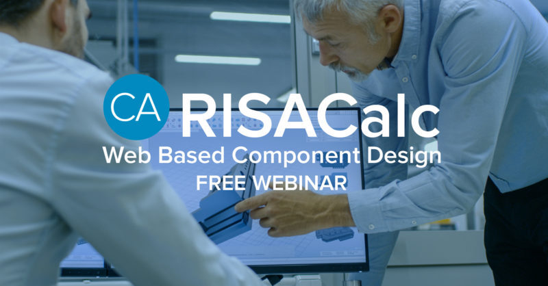 RISA | WEBINAR: Web Based Component Design with RISACalc